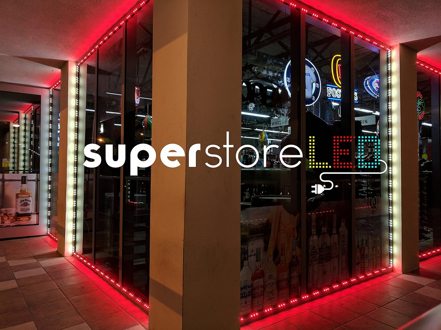 Amazon.com : SuperStoreLED Brightest Storefront LED Window Light Kit ...