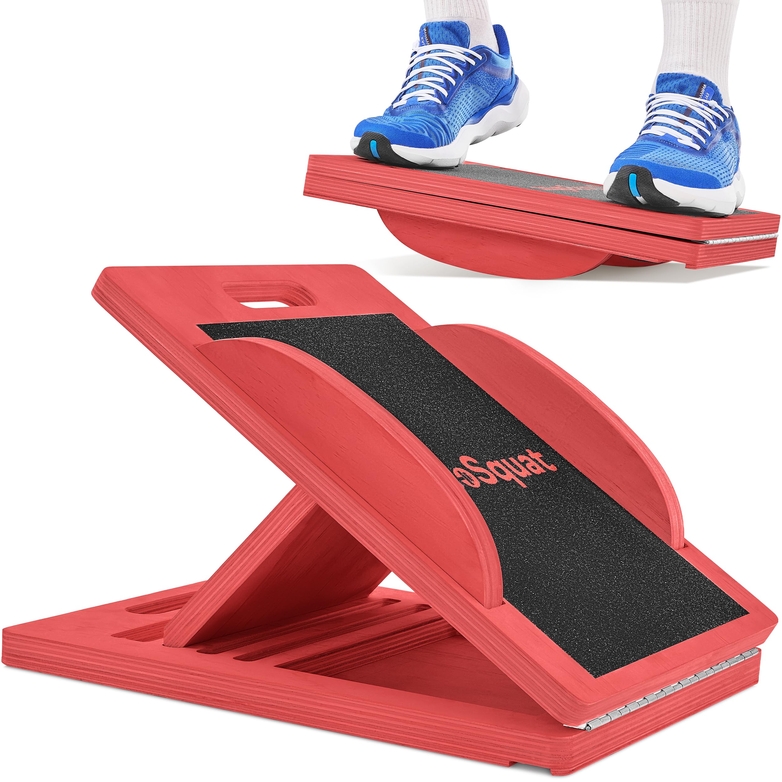 Snapklik.com : Slant Board Turns Into Balance Board - Premium Calf ...