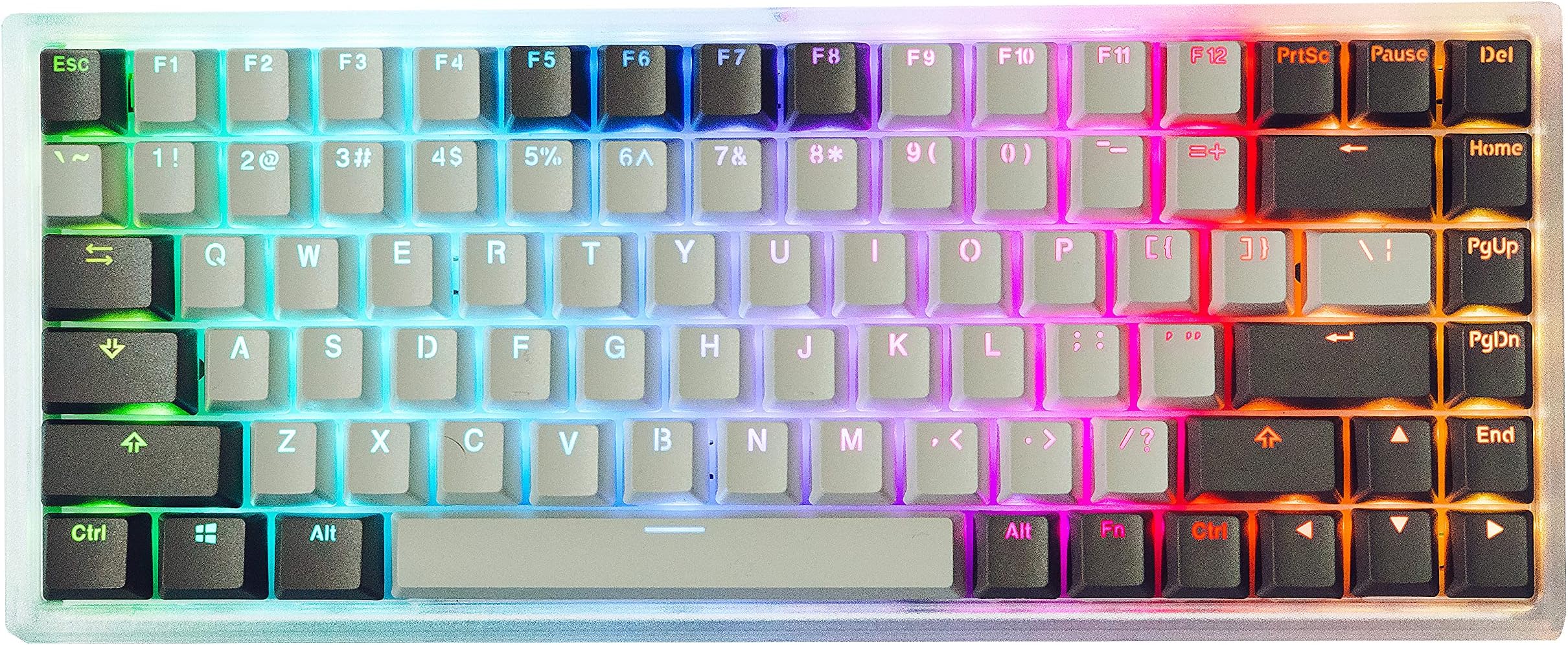 Amazon.com: YUNZII KC84 Pro Hot Swappable Mechanical Keyboard 84-Key ...