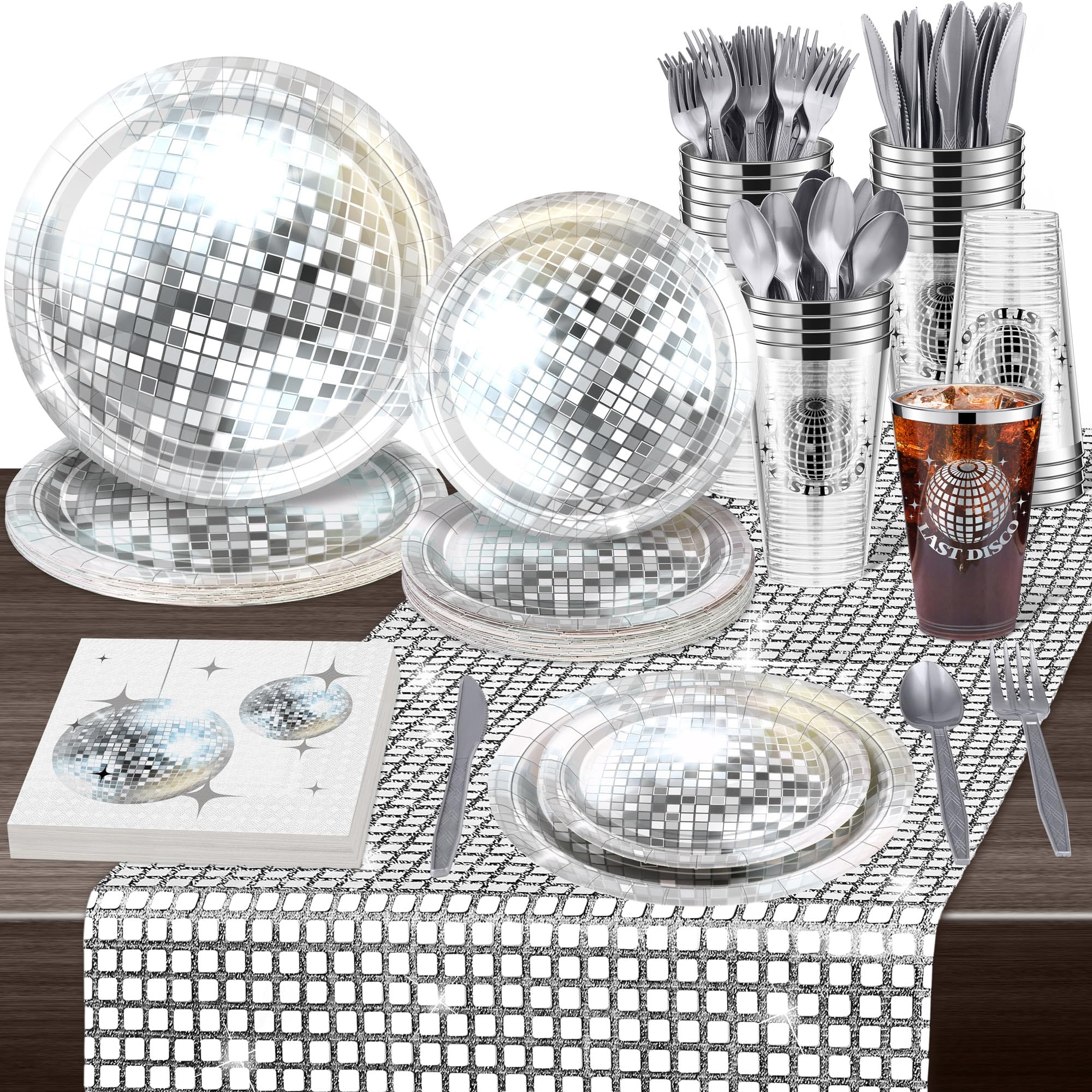 Snapklik.com : Durony 169 Pieces 70s 80s Disco Party Supplies, Severs ...