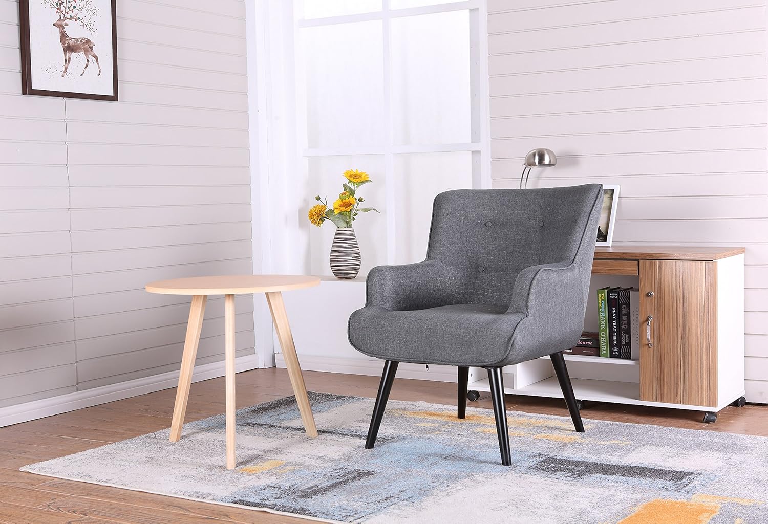 Amazon.com: Ocean Bridge Furniture Collection – Alicia Accent Wingback ...