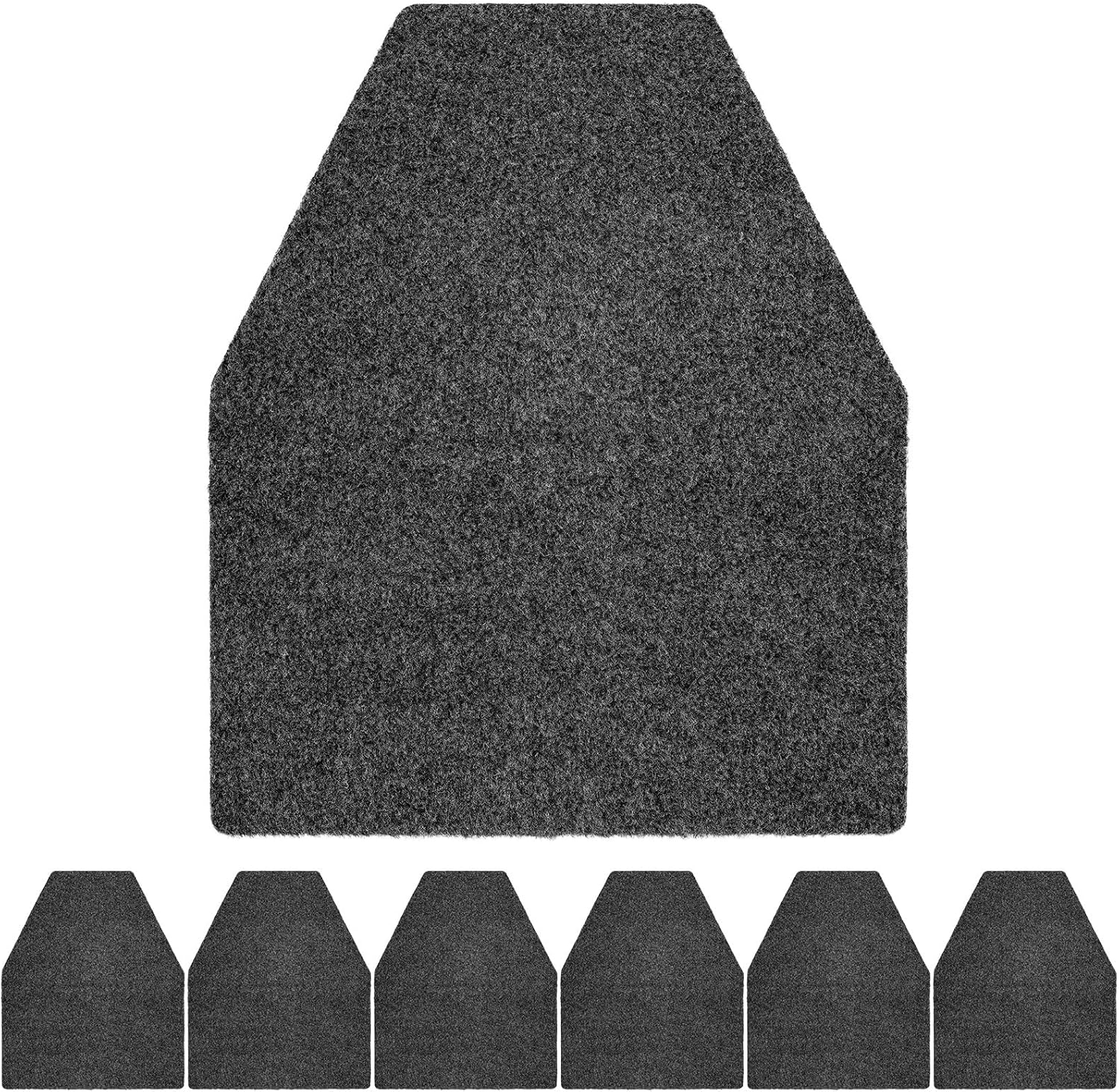 6 Pack Nonslip Urinal Mats Urinal Floor Mats Commercial Non Slip Splash ...