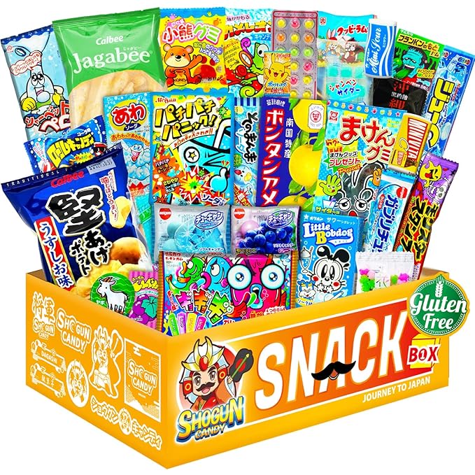 Amazon.com: SHOGUN CANDY Japanese snack box kawaii gluten free ...