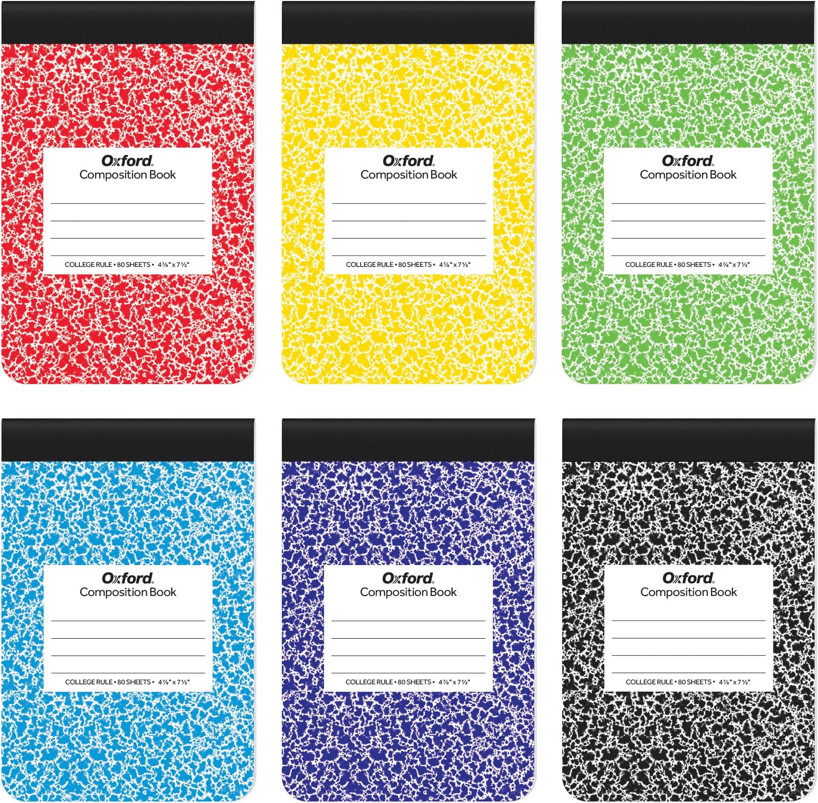Amazon.com : Oxford Jr. Composition Notebooks, Notebooks for School ...