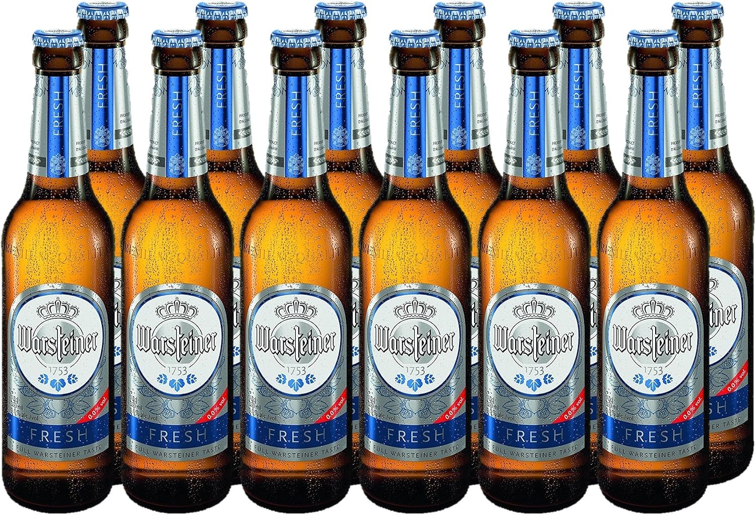 Warsteiner Fresh Zero Percent Beer, 12 x 330 ml : Amazon.co.uk: Grocery