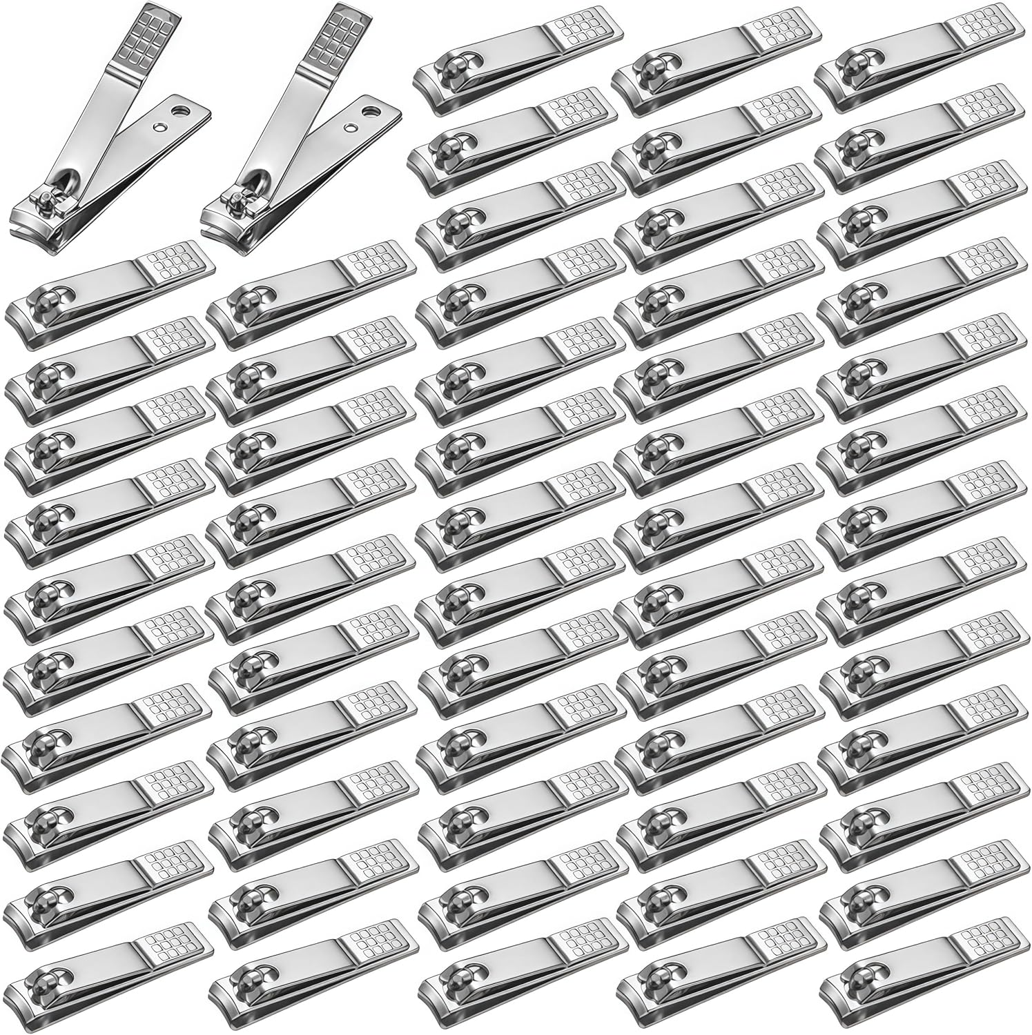 Amazon.com : AVERZELLA 60 Pcs Stainless Steel Nail Clippers & Toenail ...