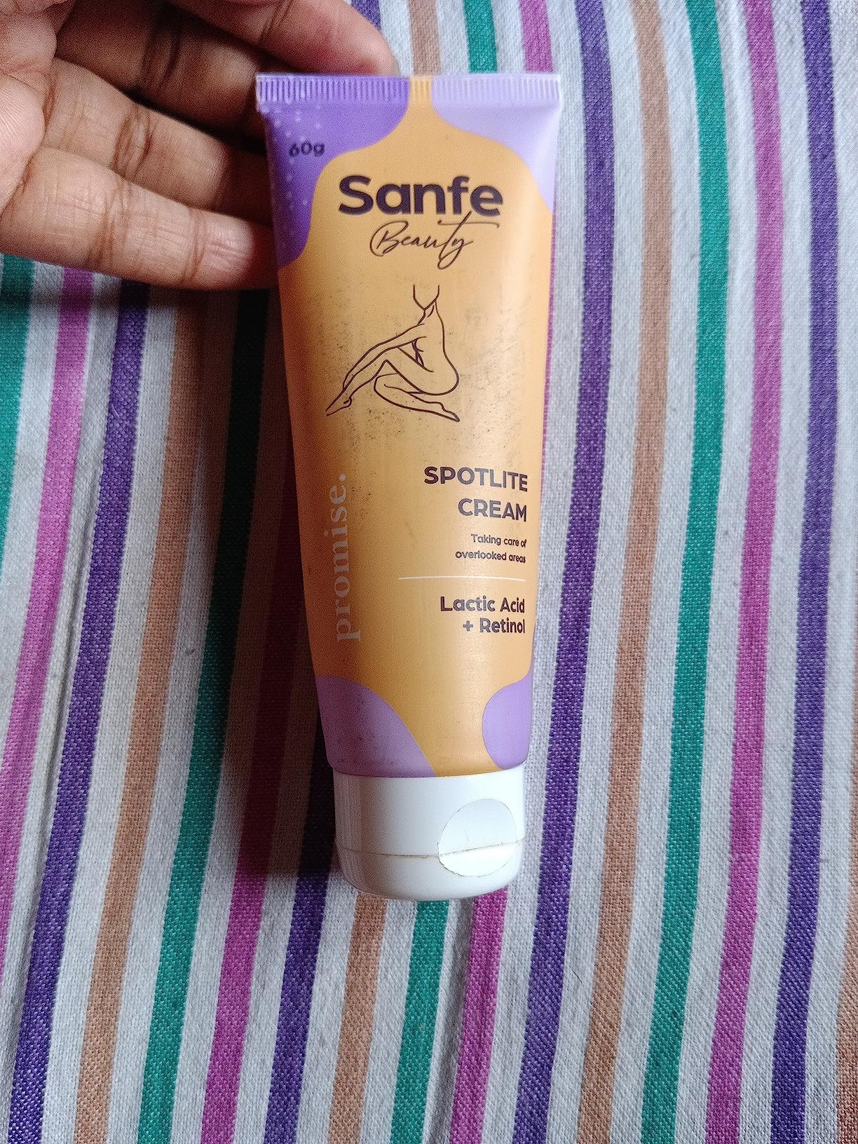 Buy Sanfe Spotlite Body Cream For Dark Neck, Joints and Skinfolds ...