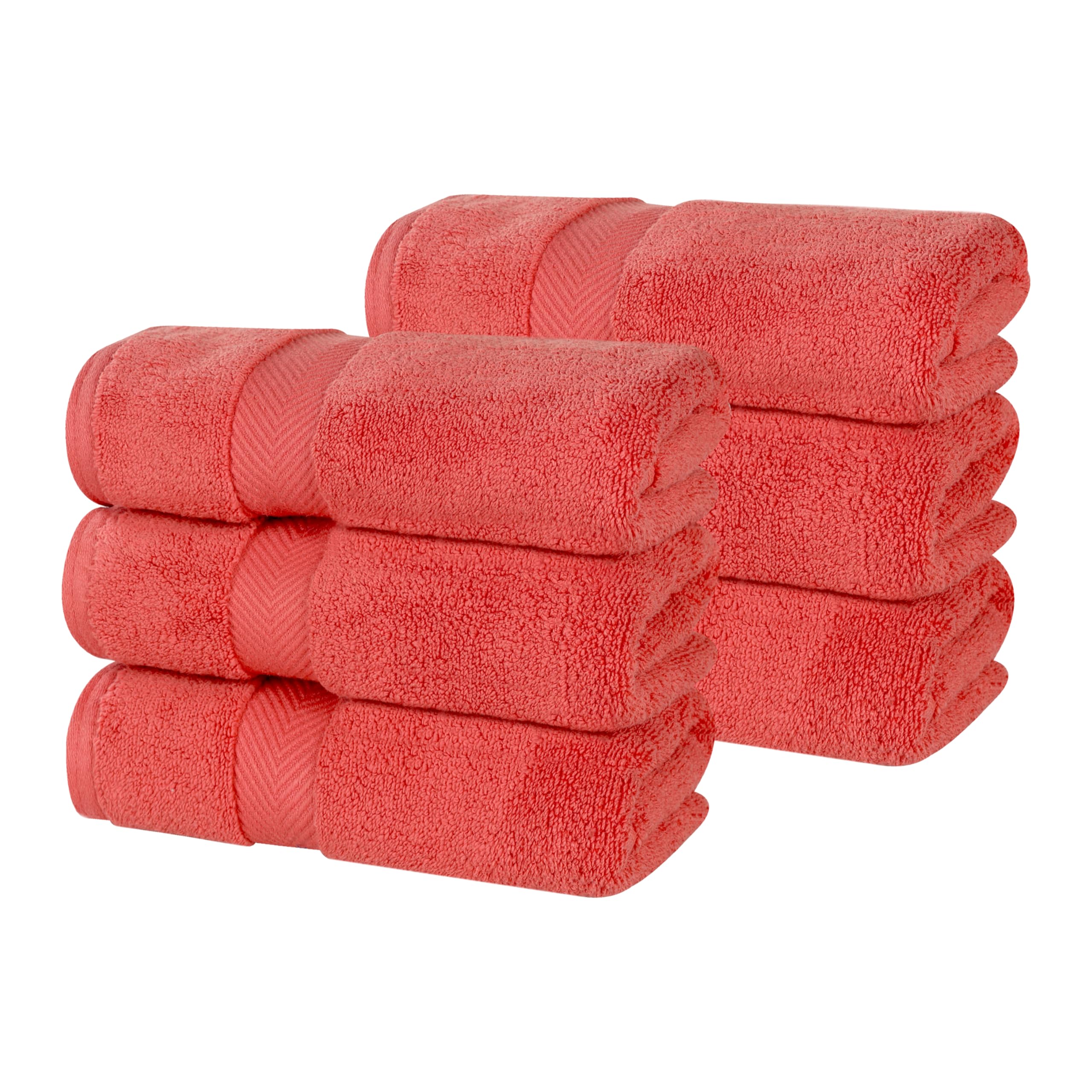 Amazon.com: Superior Cotton Hand Towel Set, Medium Sized Towels, Plush ...