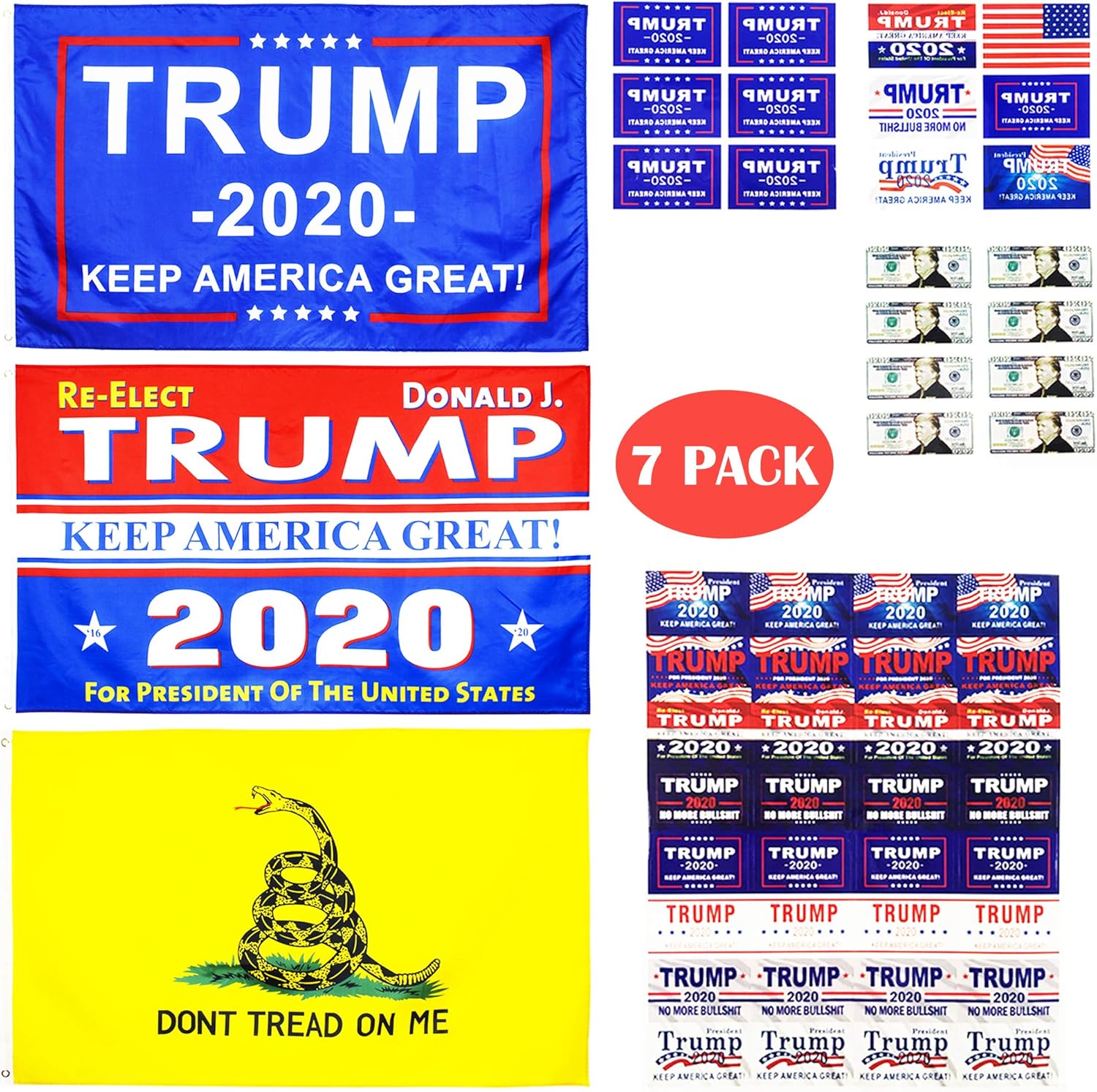 Amazon.com : GABOX Trump Flag Trump Flags 3x5 Outdoor Trump Flag 2020 ...