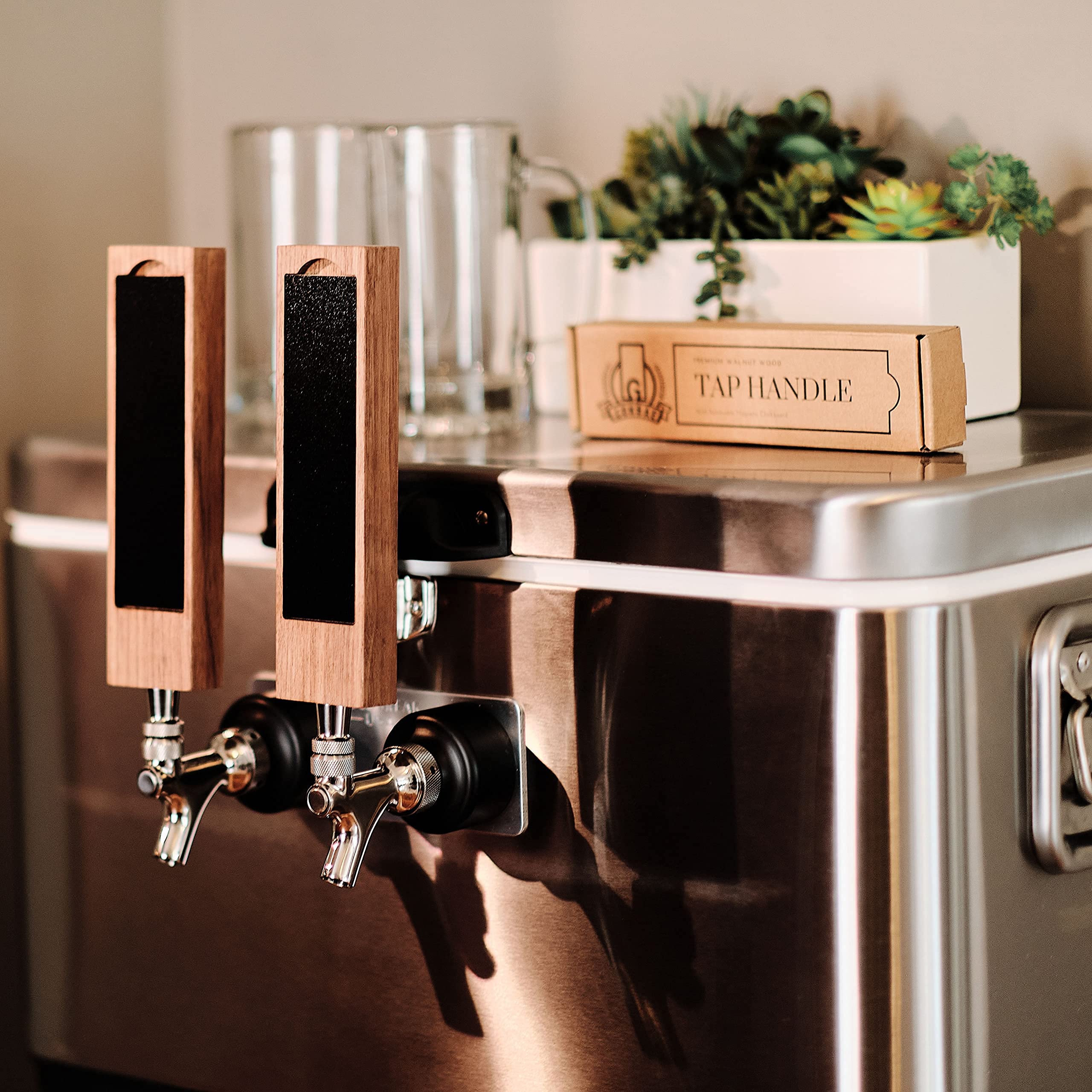 cheap online purchase Handcrafted Walnut Tap Handle - Tall