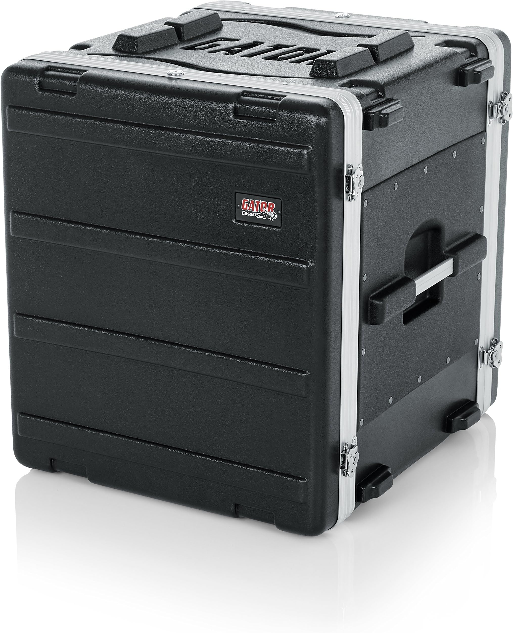 Gator Molded PE 12U 19.25 inch Deep Rack Case with Front / Rear Rails ...