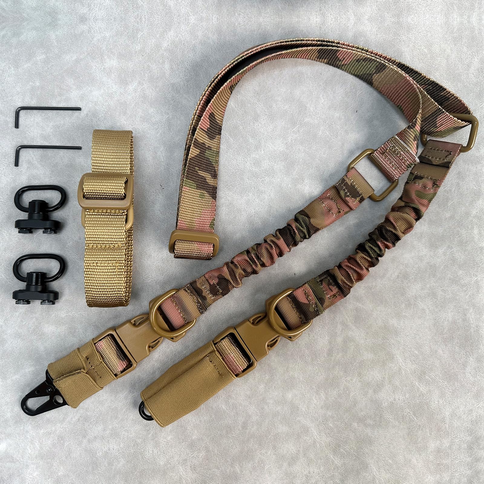 Snapklik.com : Tactical Rifle Sling: Adjustable Rifle Sling