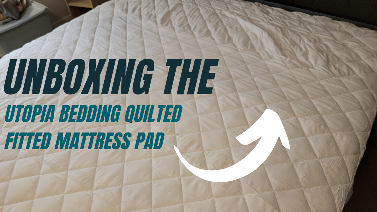 Watch Unboxing And Trying Out This Utopia Fitted Mattress Pad on Amazon ...