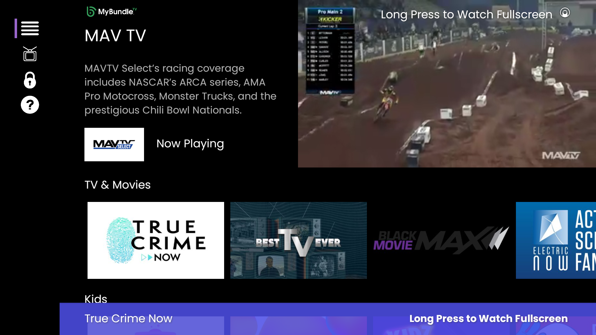 MyBundle Free TV - App on Amazon Appstore
