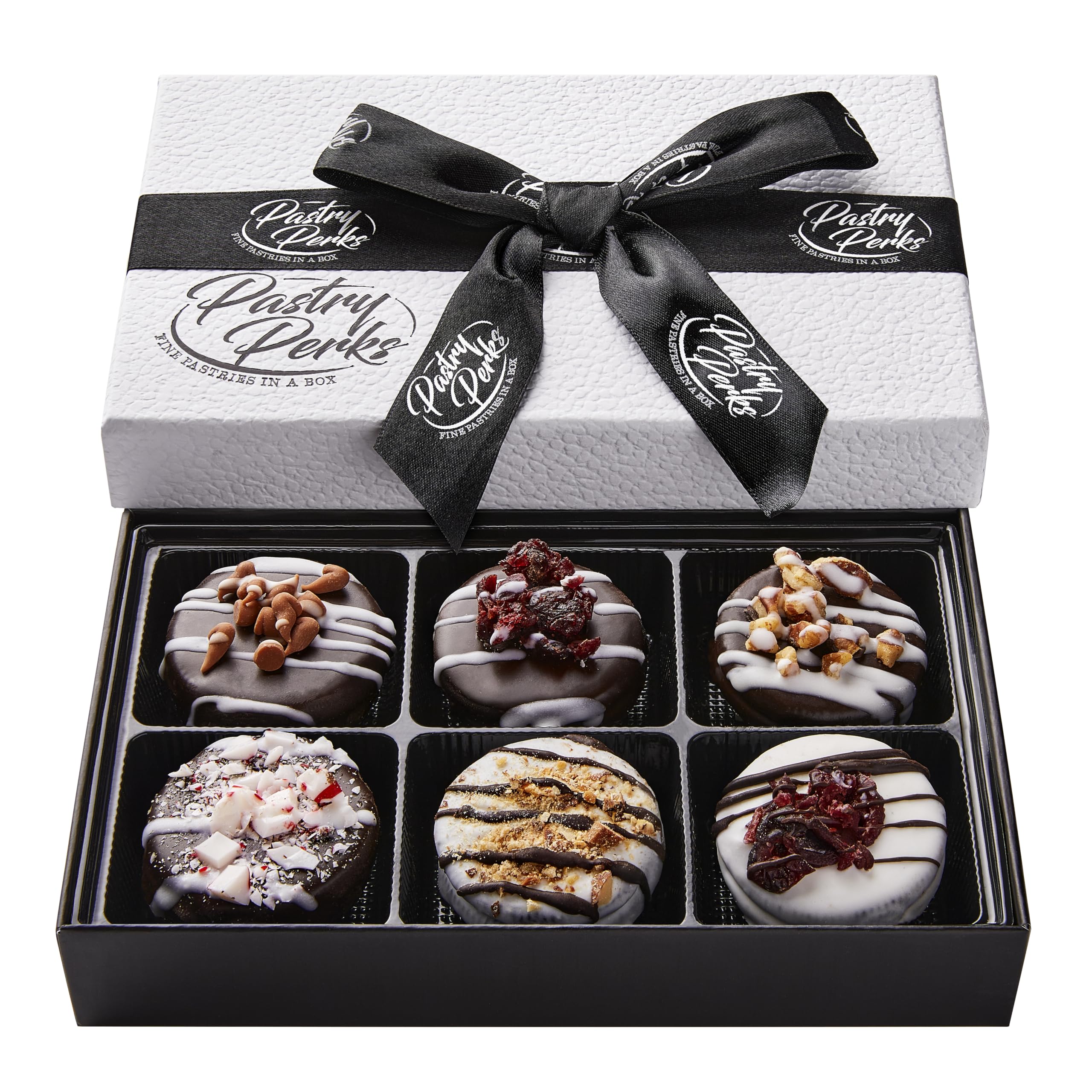 Amazon.com : Pastry Perks 6 Valentines Gourmet Chocolate-Covered ...