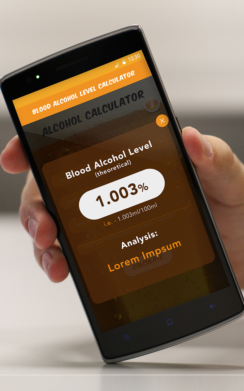 Blood Alcohol Level Calculator - App on the Amazon Appstore