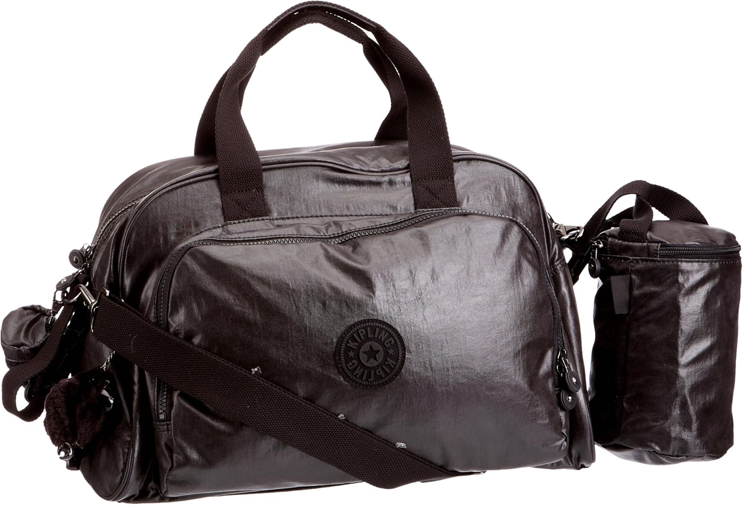 Kipling Women's Camama 2 Baby Bag Lacquer Black K10883: Amazon.co.uk ...