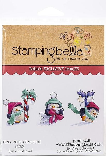 Amazon.com: STAMPING BELLA Stamp Peng, Penguins Bearing Gifts : Health ...