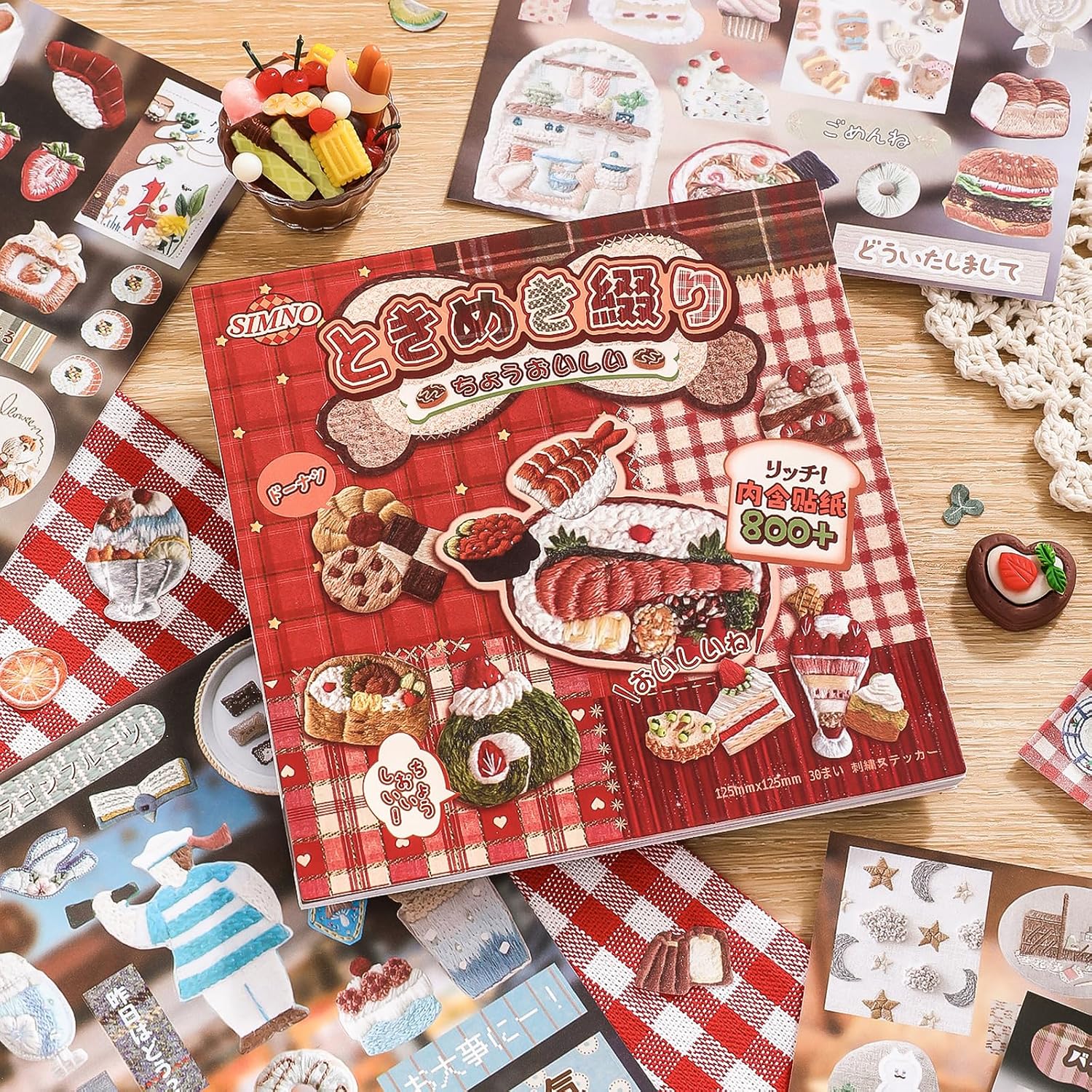 Amazon.com: ZHIJIANHZ Japanese Sticker Book, Premium Coated Paper with ...