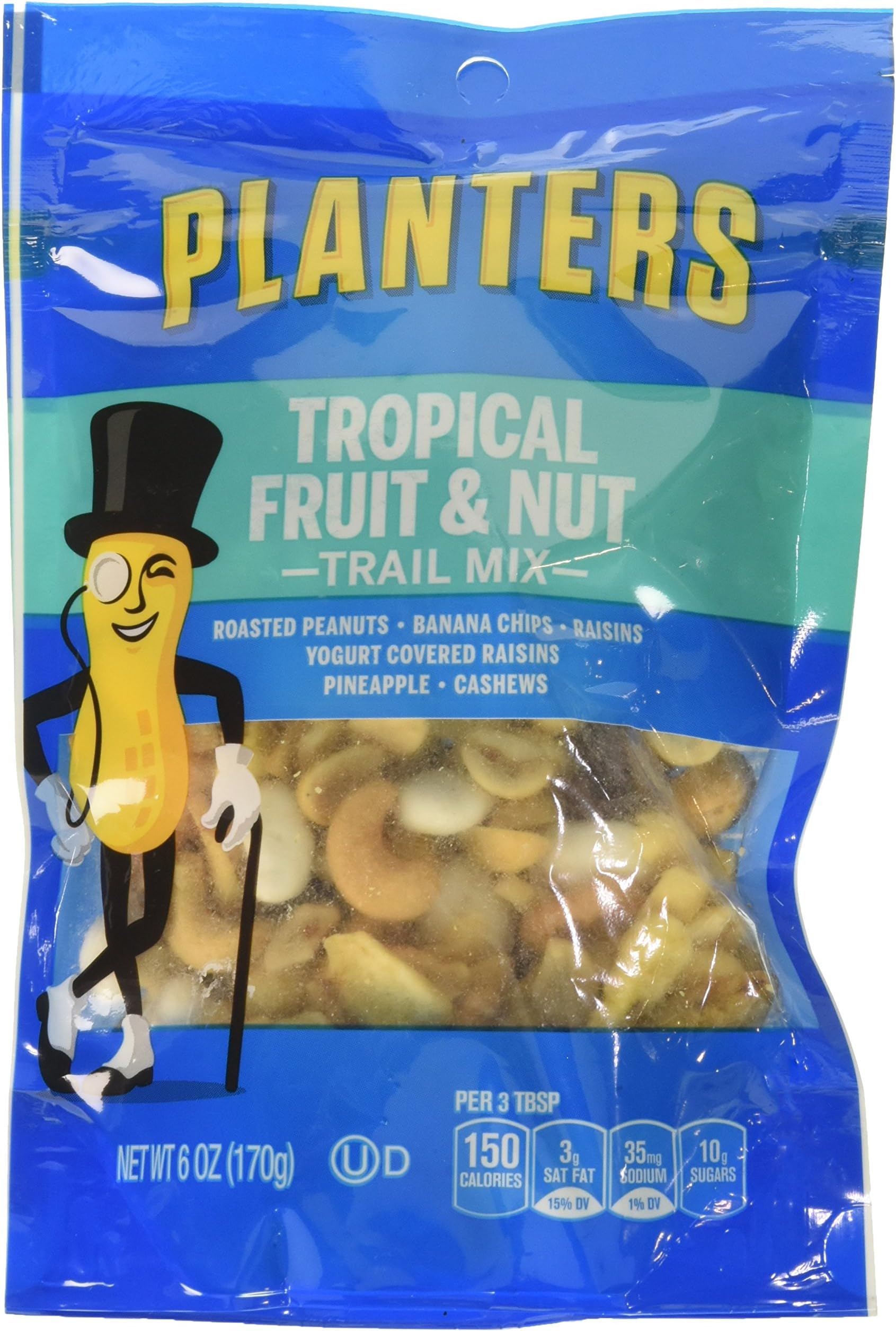 Amazon.com: Planters Chocolate Trail Mix Nuts (1.7 oz Bags, Pack of 18 ...