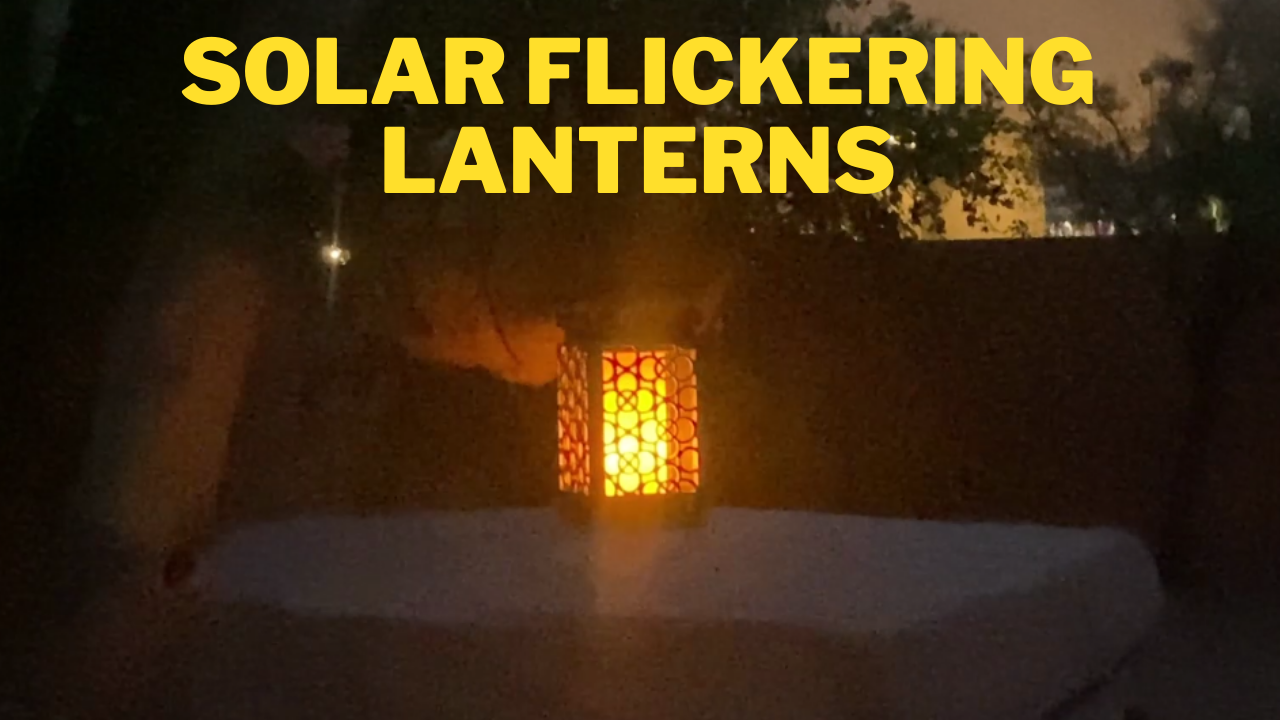Watch Honest Review of the TomCare Solar Lantern Flickering Flame on ...
