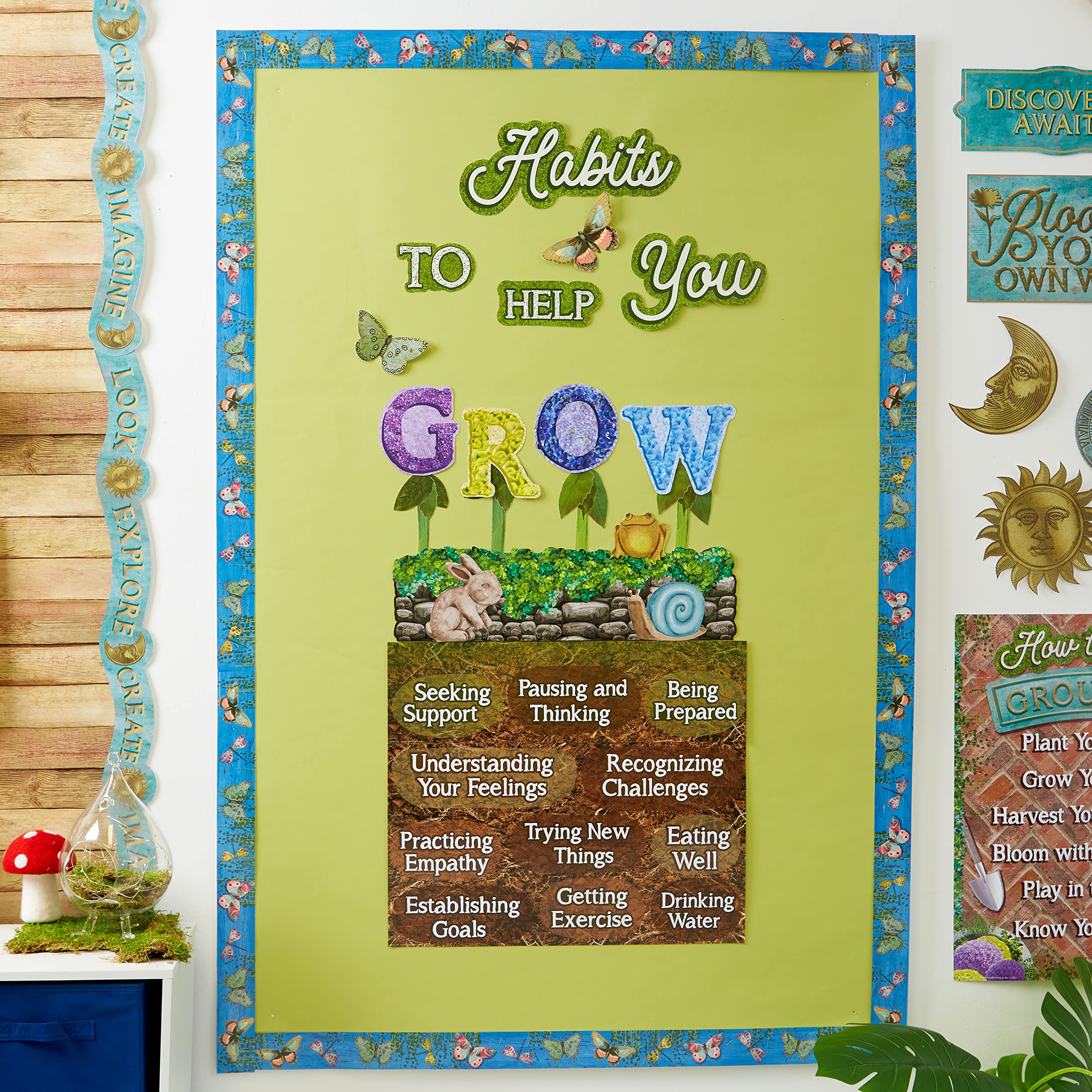 Garden Classroom Decor Wild Wild Classroom Welcome Bulletin Board Set ...