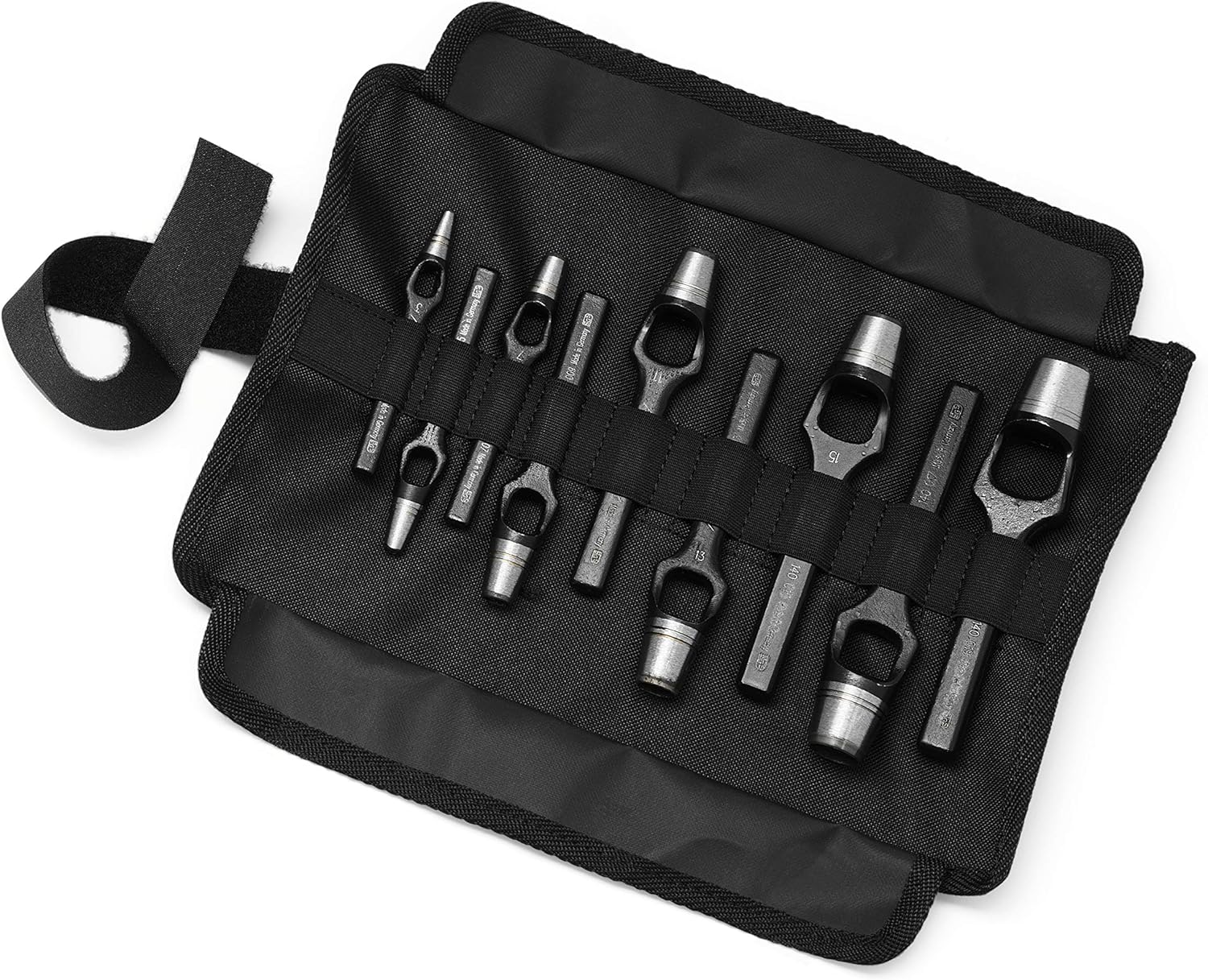 Rennsteig 9-Piece Arch Punch/Wad Punch Set in roll-up pouch : Amazon.co ...