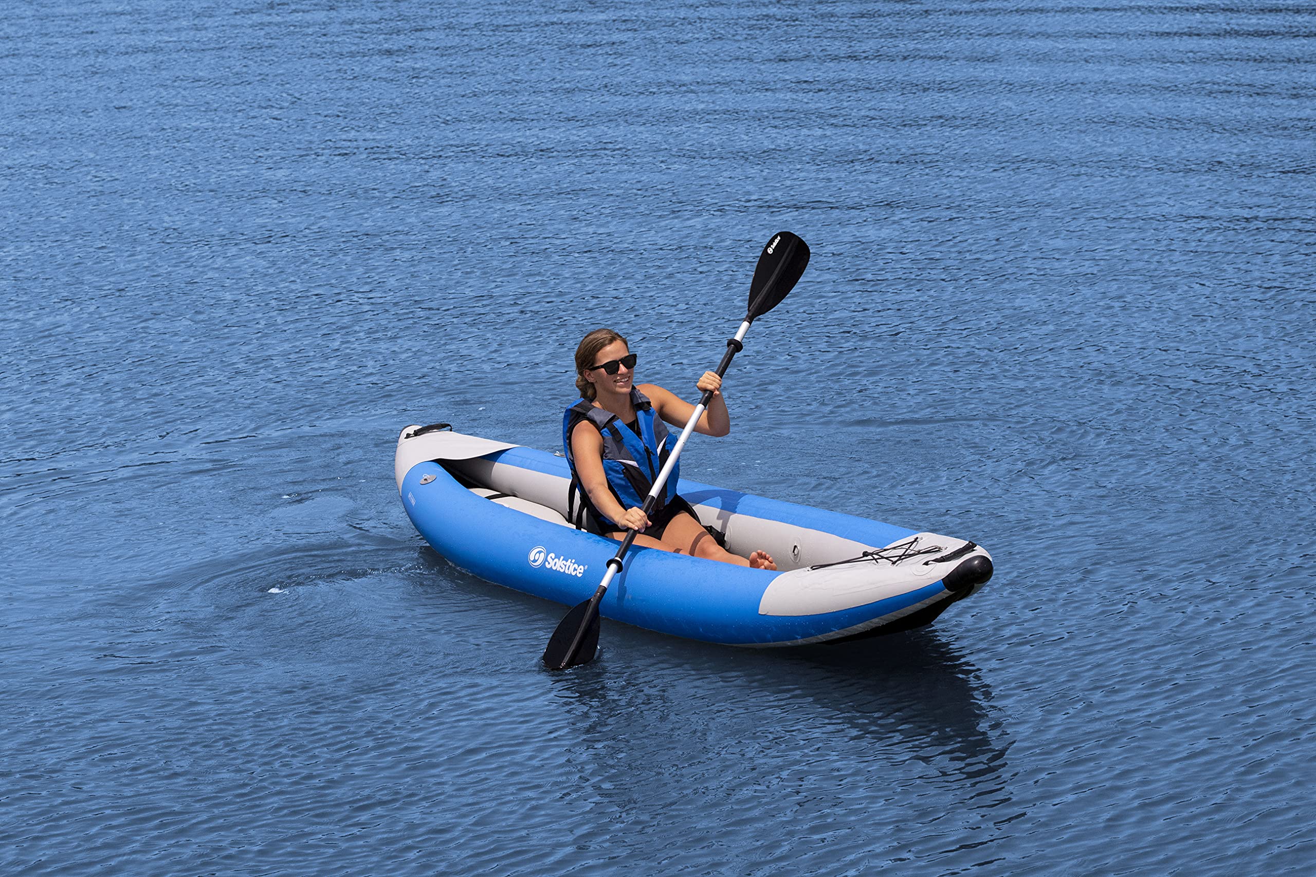 Snapklik.com : SOLSTICE Flare 1 To 2 Person Inflatable Fishing Kayak ...