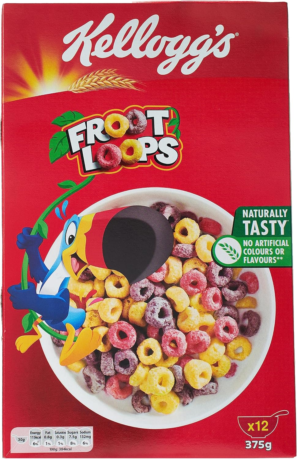 KELLOGG'S CEREALS FROOT LOOPS 375G : Buy Online at Best Price in KSA ...