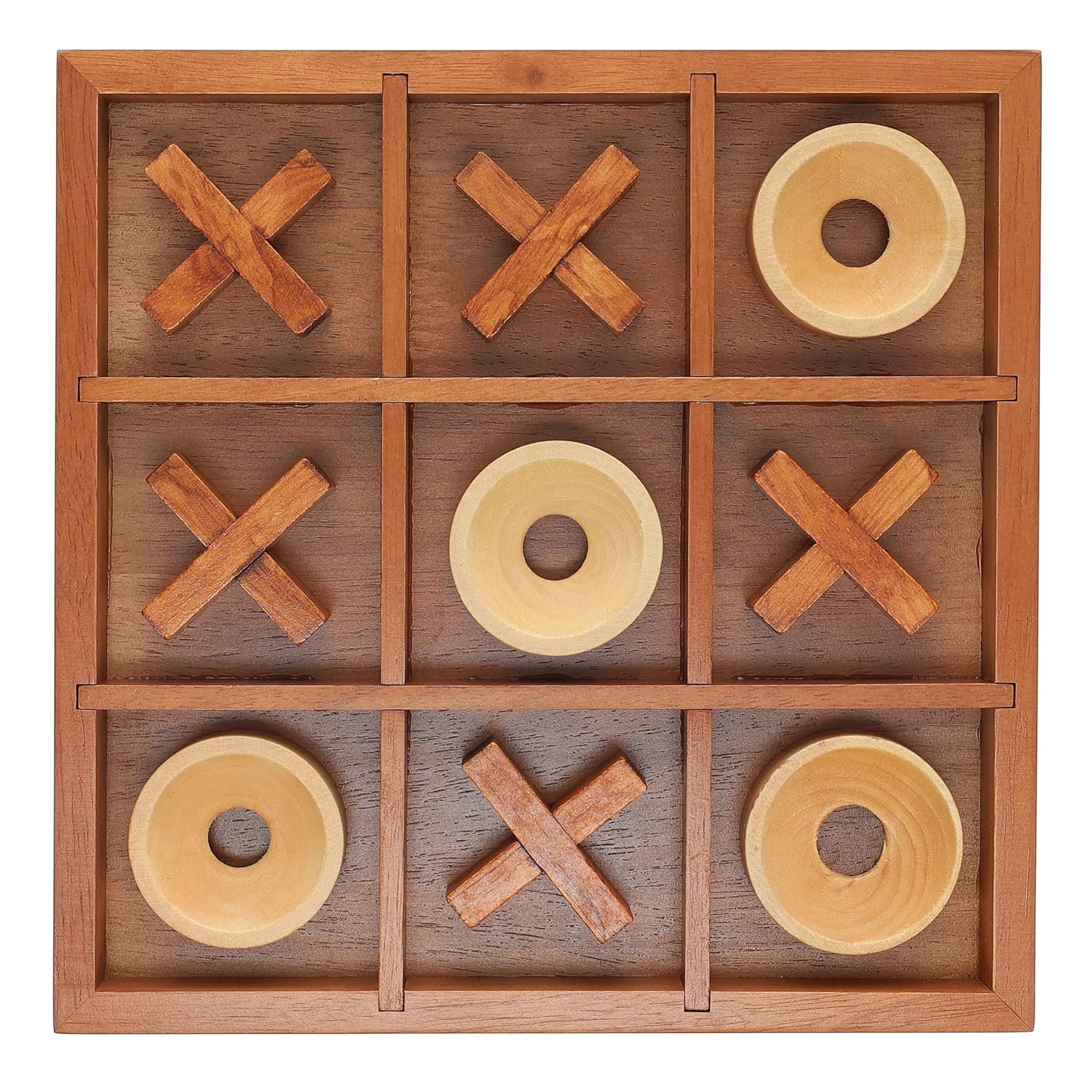Buy WE Games Tic-tac-toe Wooden Board Game,for all ages Online at Low ...