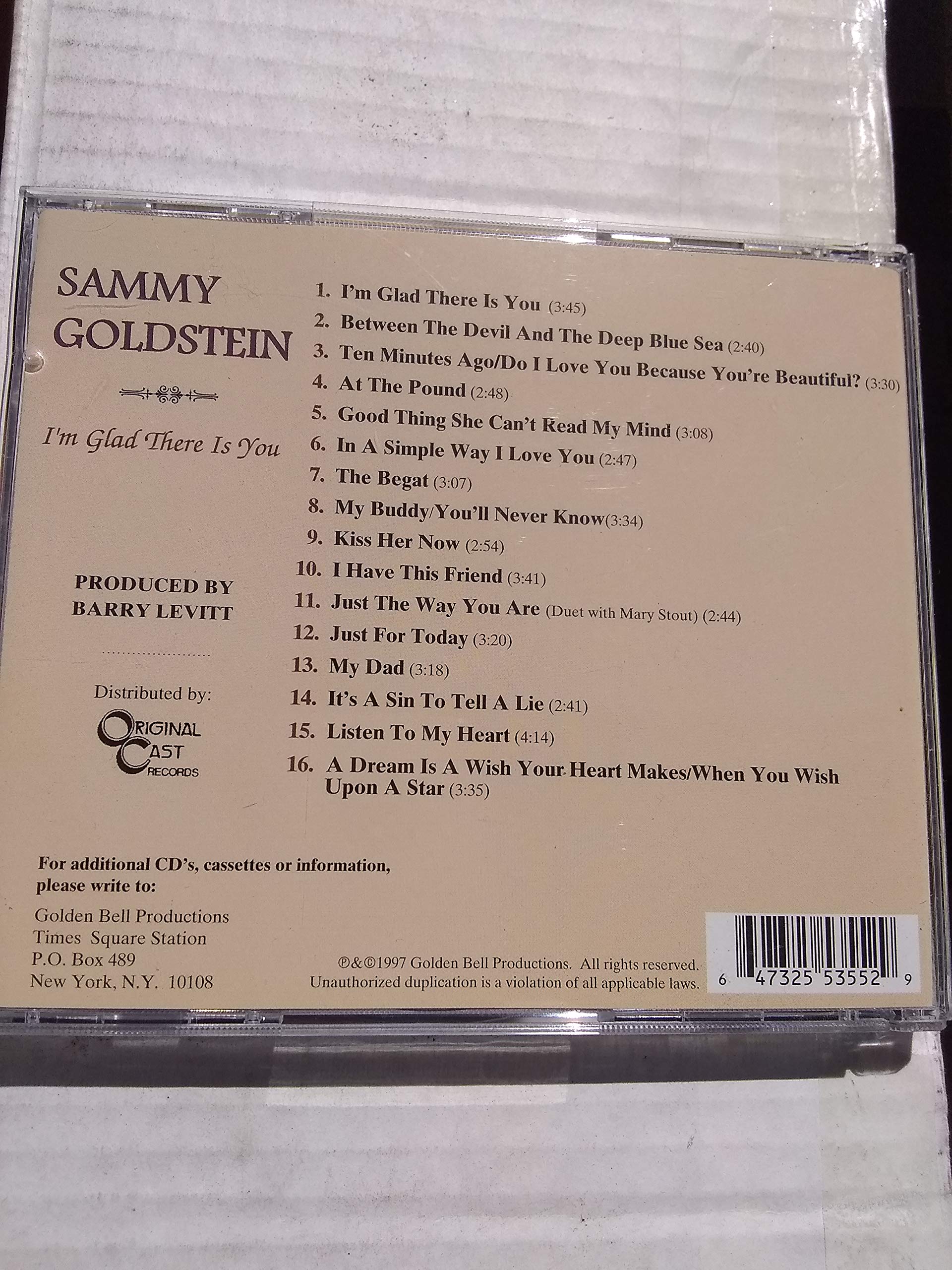 Sammy Goldstein, Mack Gordon, Mack David, Christine Lavin, Harry Warren ...