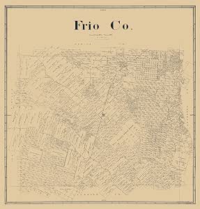 Amazon.com: MAPS OF THE PAST Historic County Map - Frio County Texas ...