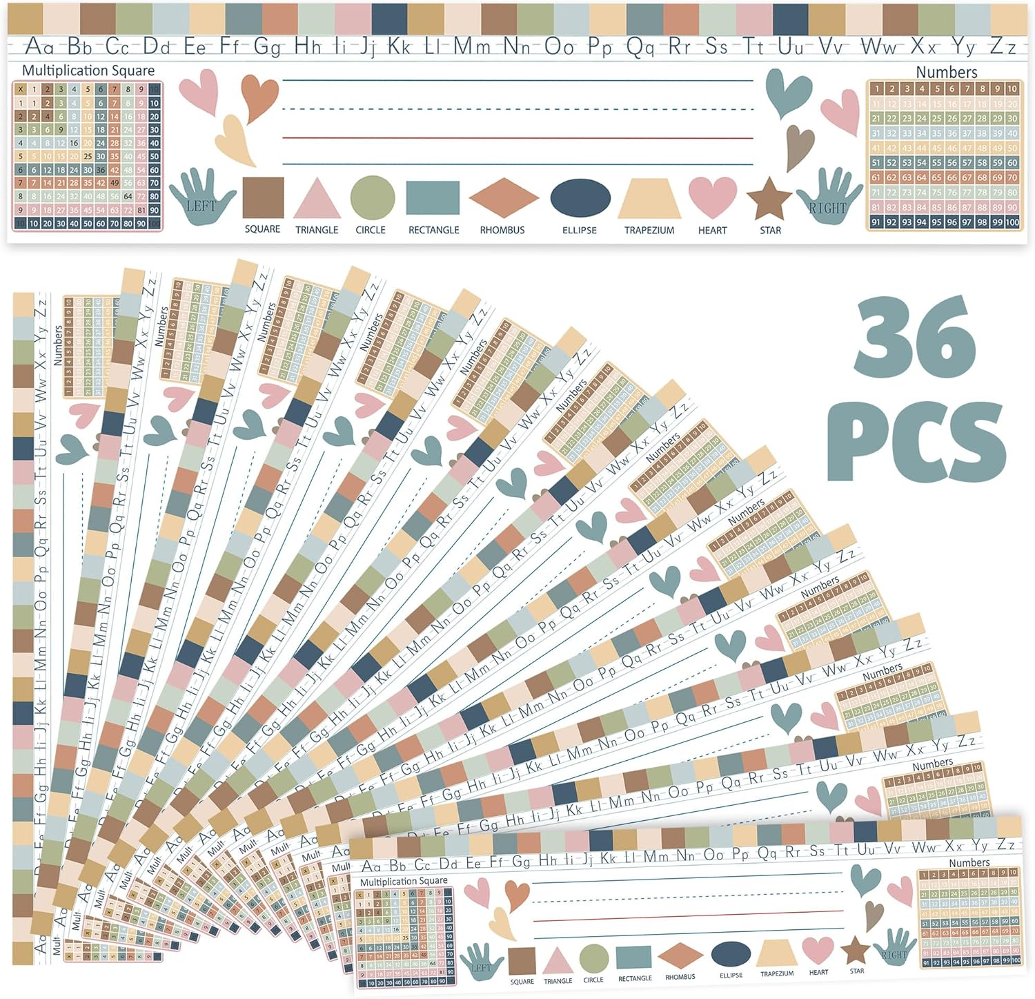Boho Teacher Name Plates 36Pcs Classroom Students Name Tags for Desk ...