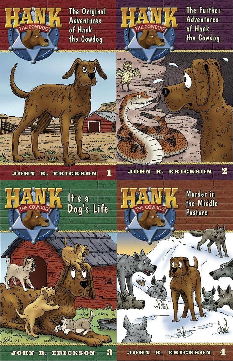 The Hank the Cowdog Gift Set: Erickson, John R., Holmes, Gerald ...