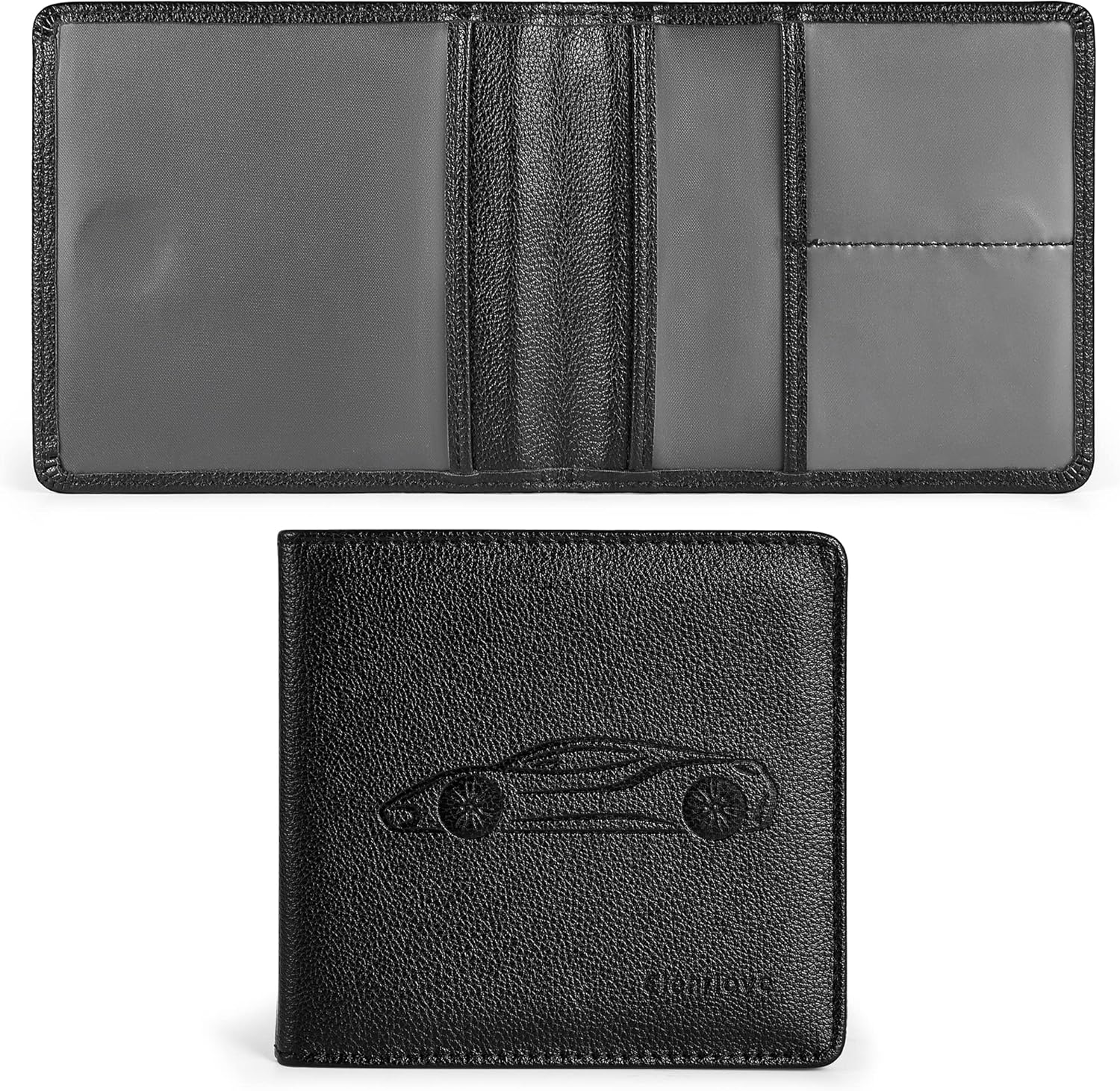 Amazon.com: Car Registration and Insurance Holder,Premium PU Leather ...
