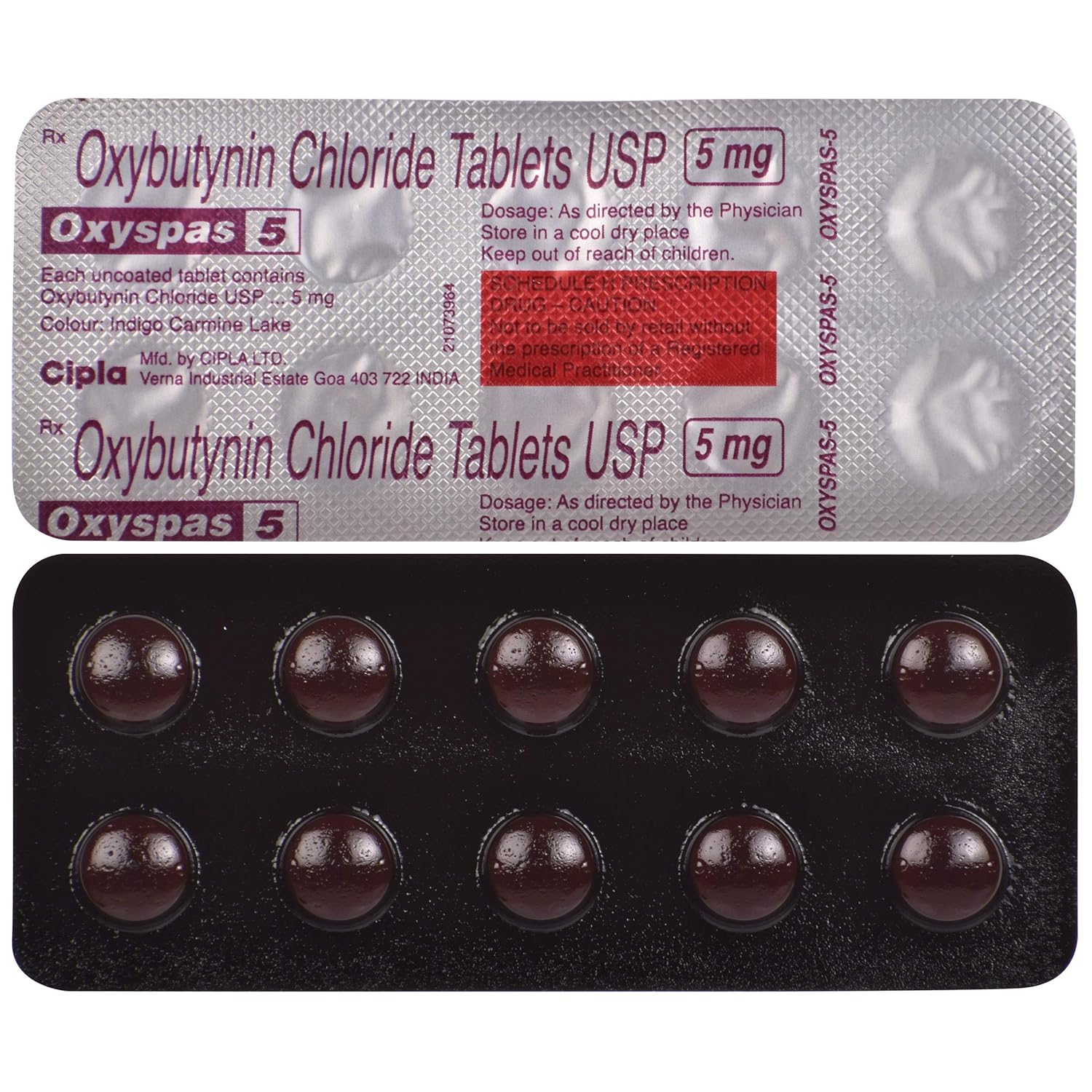 Oxyspas 5 - Strip of 10 Tablets : Amazon.in: Health & Personal Care