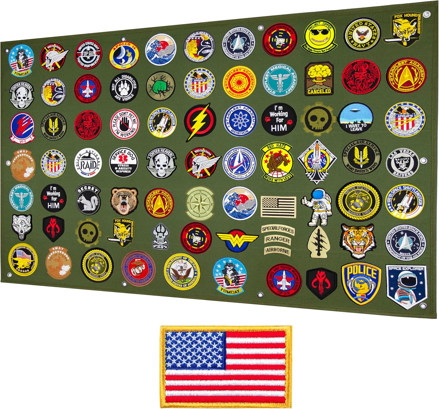 Amazon.com: Tactical Patch Display Panel Holder Board for Military Army ...