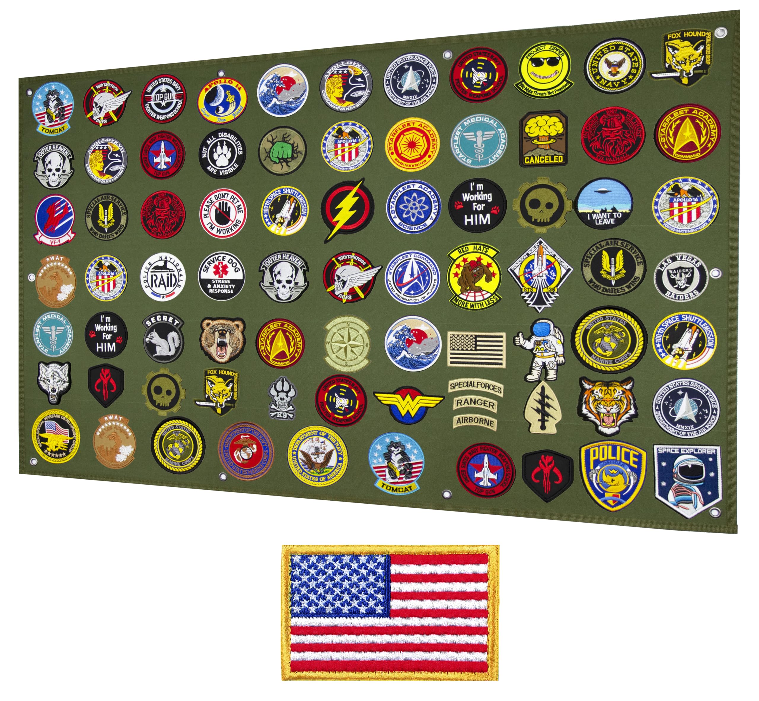 Amazon.com: Tactical Patch Display Panel Holder Board for Military Army ...