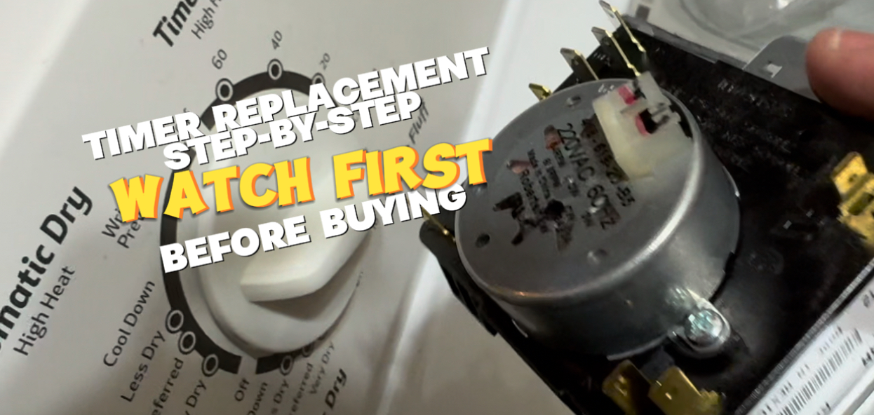 Watch Replace your dryer timer if you have this problem on Amazon Live