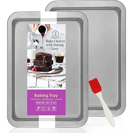 ProChef Brand Non-Stick Baking Tray Sets (3 x Oven Trays) : Amazon.co ...