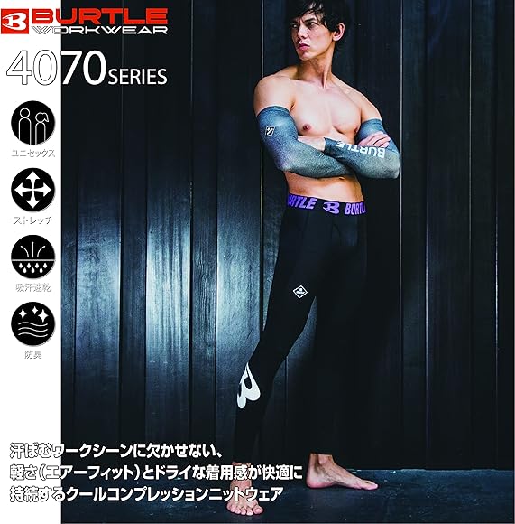 バートル BURTLE 4072 アームカバー Lサイズ ブラック3双セット② 【アウトレット送料無料】 - 小物