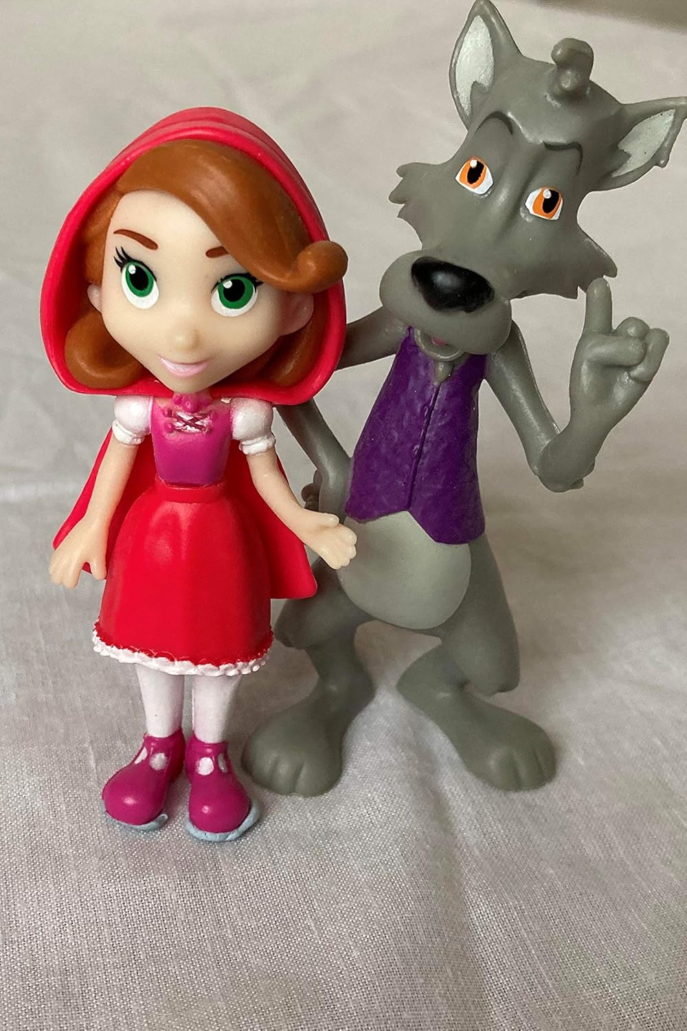 Little Red Riding Hood and Wolf figures : Amazon.co.uk: Toys & Games