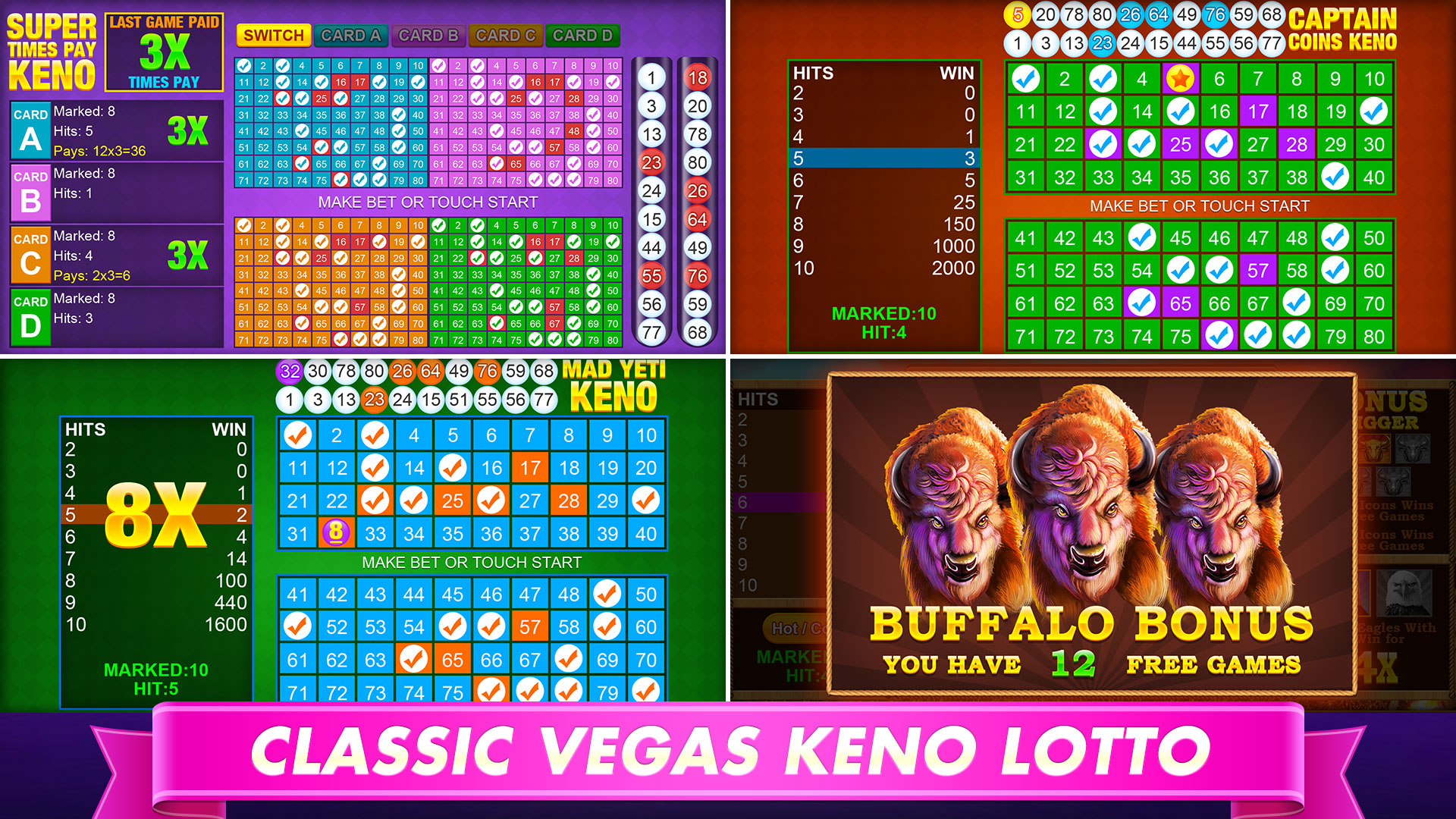 Keno: Keno Casino - Keno games free, Keno games with bonus, Keno games for kindle fire, Best ...