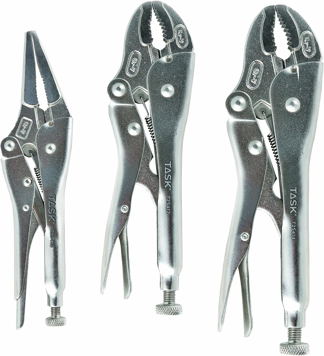 Task T25501 Locking Pliers Set, 3-Piece - Locking Jaw Pliers - Amazon.com