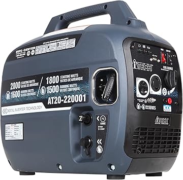 Amazon.com : A-ITECH 2000 Watt Portable Inverter Generator Dual Fuel ...