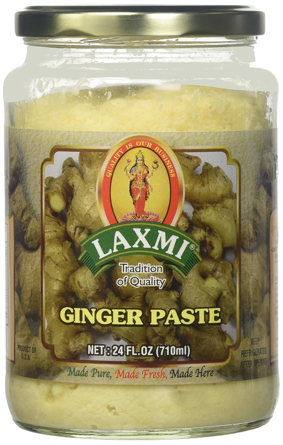 Amazon.com : Laxmi Traditional Indian Ginger Cooking Paste - 24oz ...