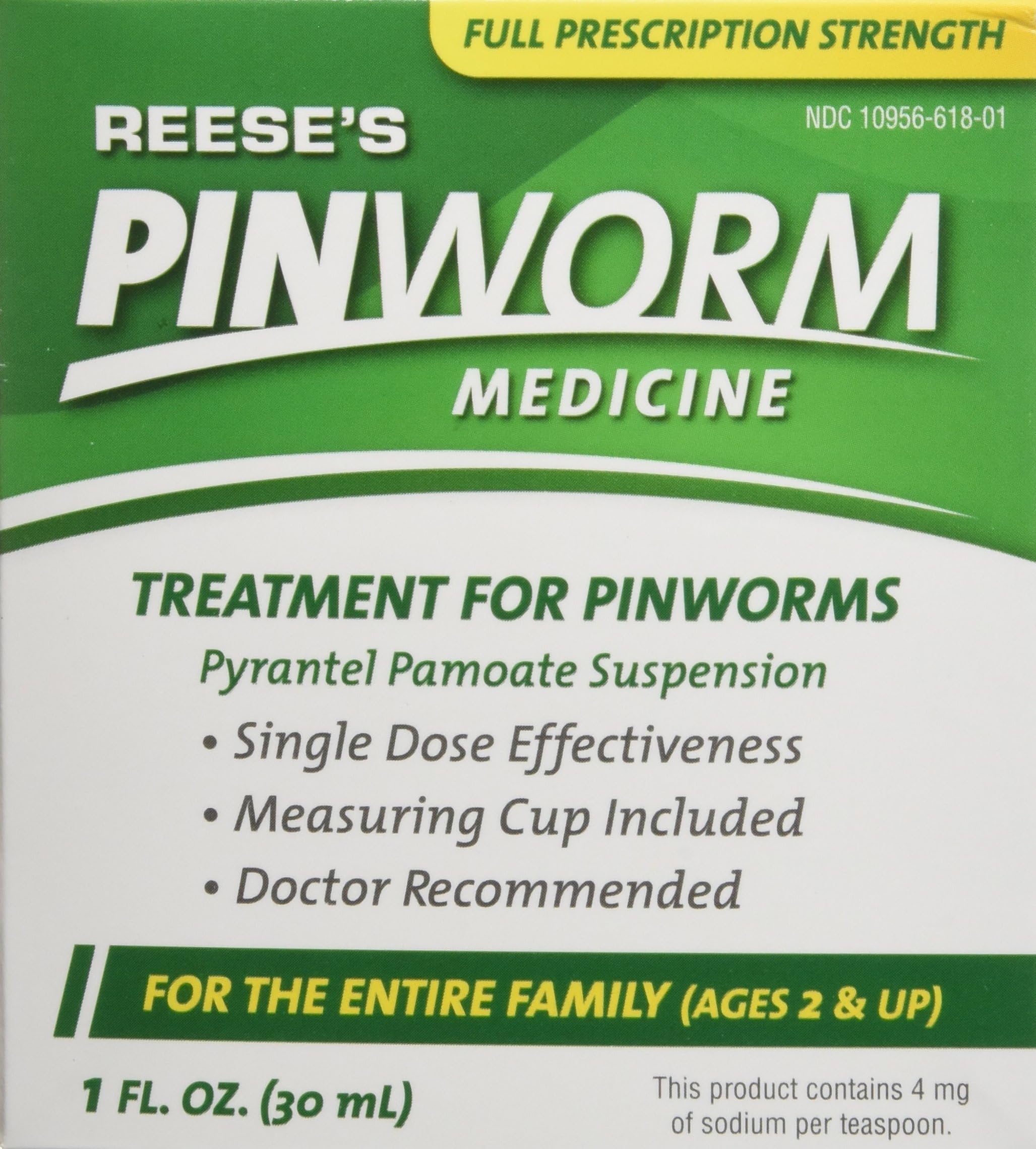Amazon.com: REESE'S PINWORM Medicine 2 oz PYRANTEL PAMOATE Suspension ...