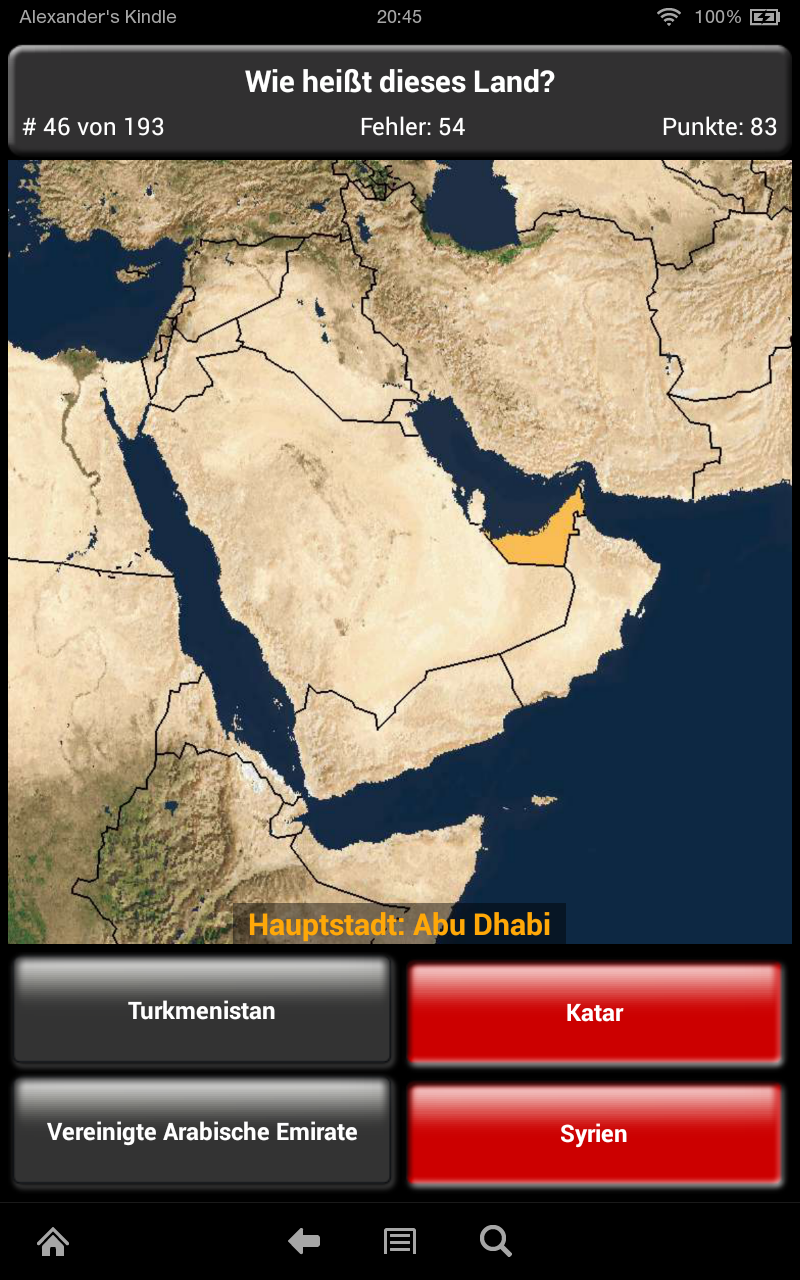 Country Maps Quiz - App on Amazon Appstore