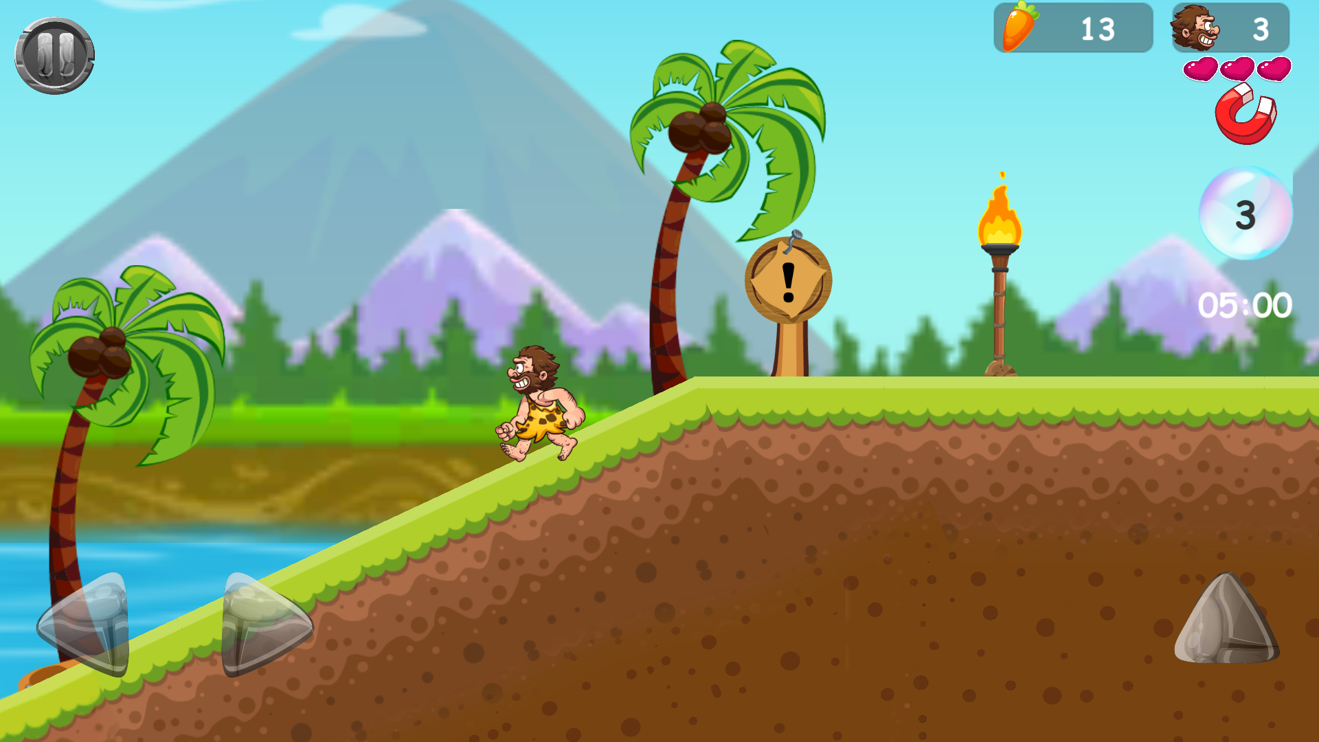Super Jungle World Adventure Classic Platformer Jump and Run Game Jungle Exploration Quest Fun ...