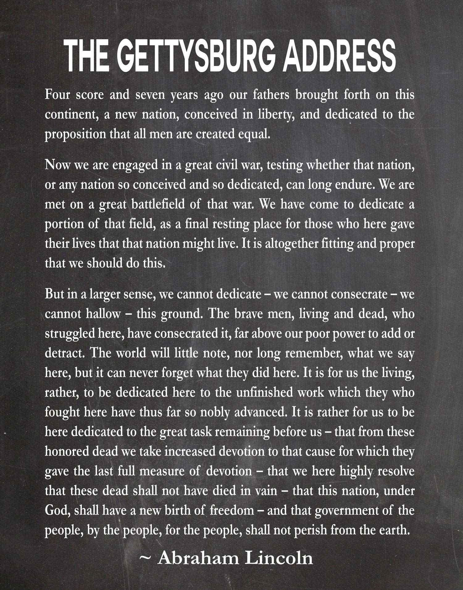 Gettysburg Address Quotes